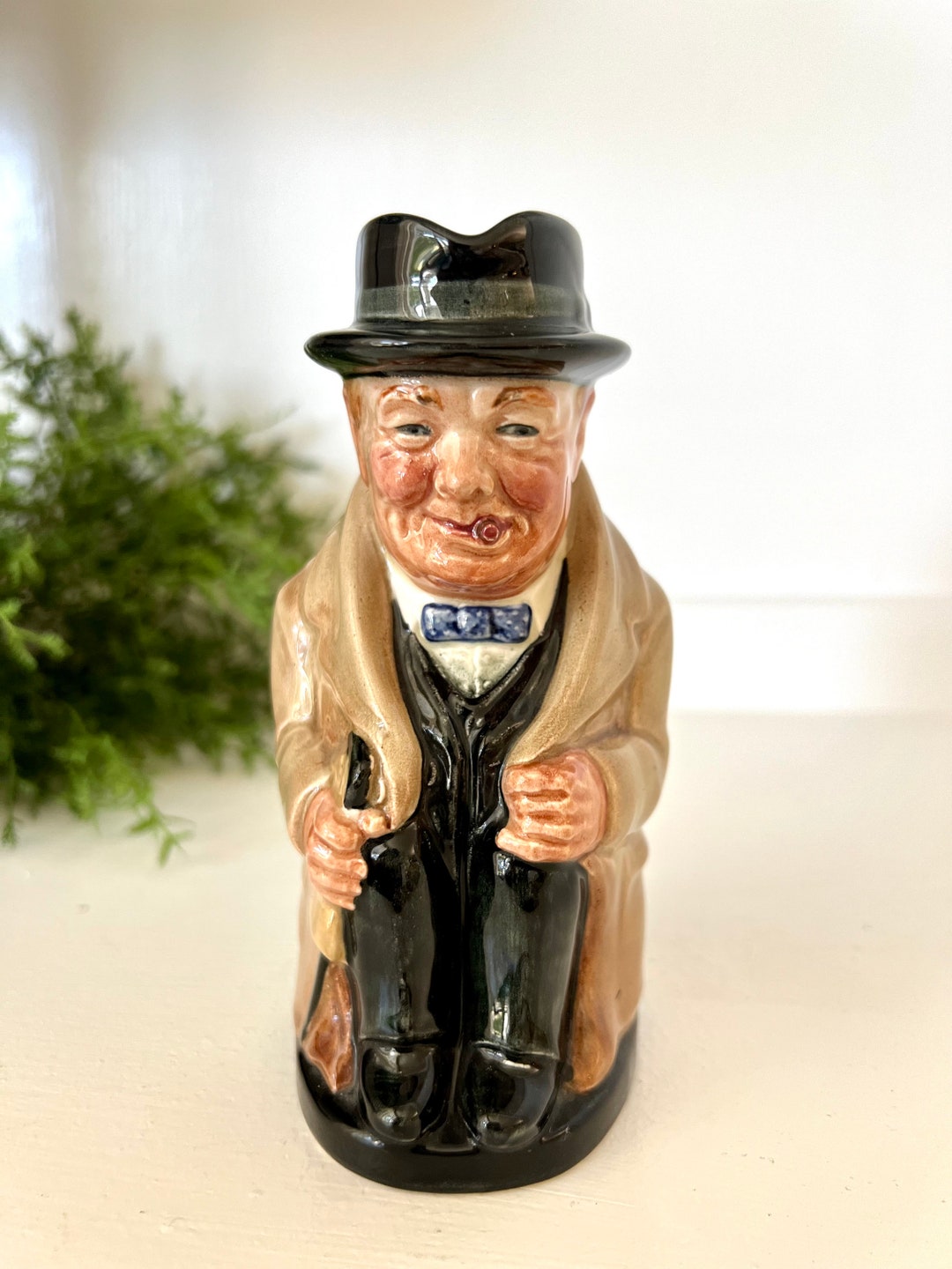 Royal Doulton Character Toby Jug, Wilton Churchill No Box Medium ...