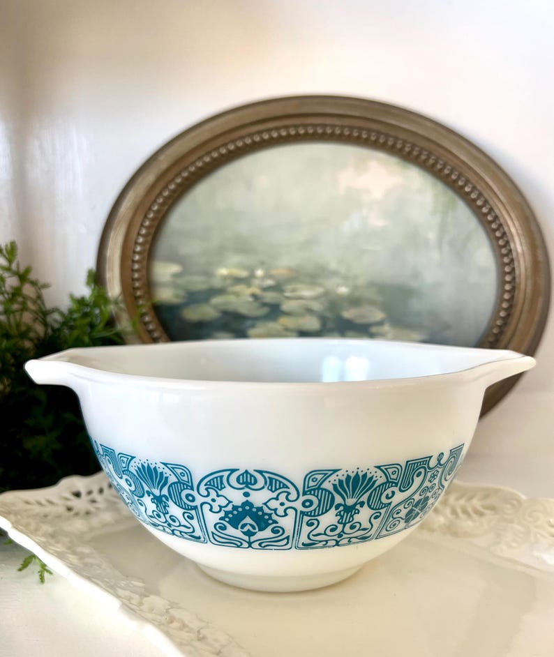 Pyrex Blue Horizon Cinderella Nesting Bowl 1 1/2 PT, Mixing Bowl ...