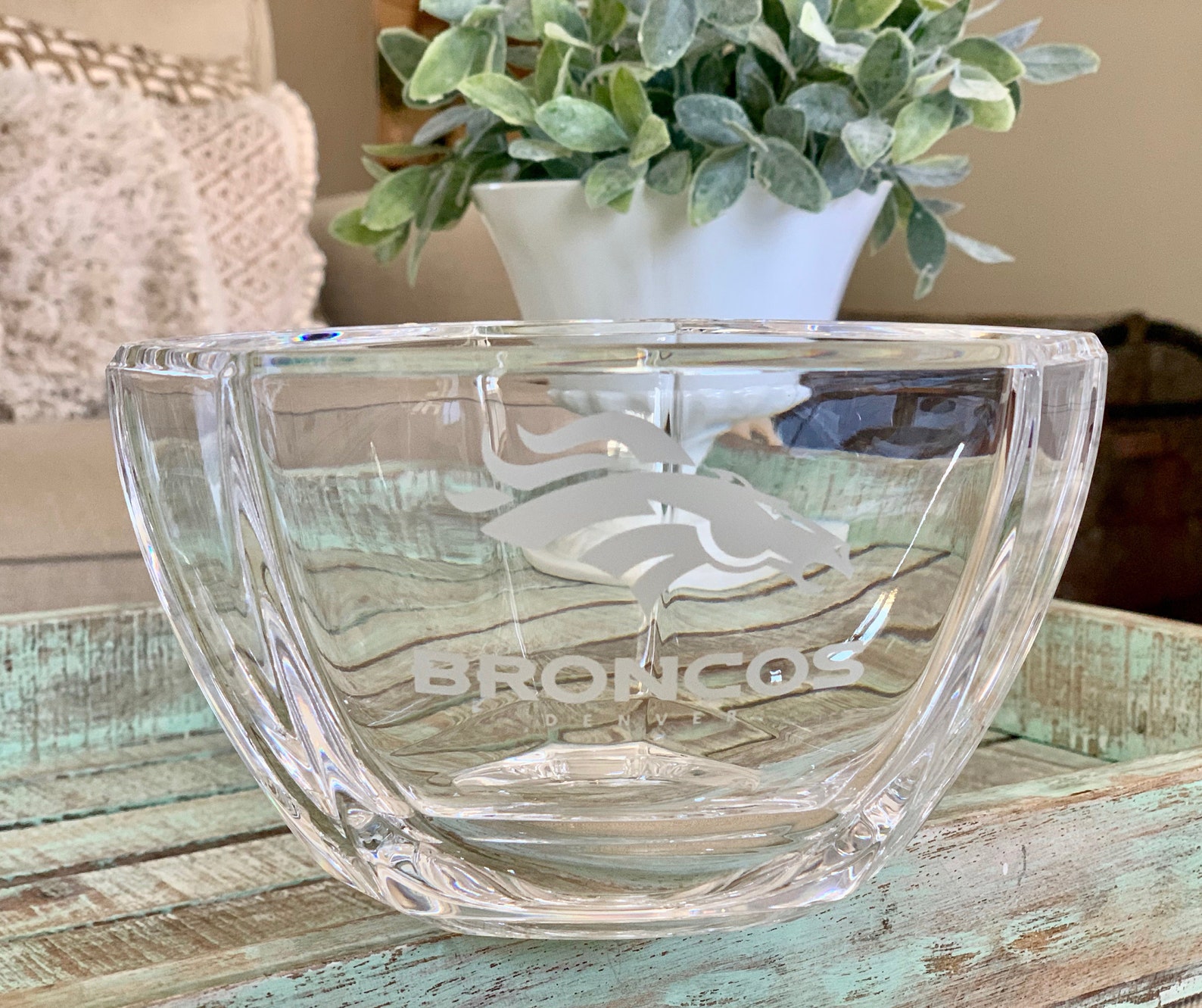 Tiffany and Co Crystal 6 Panel Triangle Bowl Centerpiece - Etsy