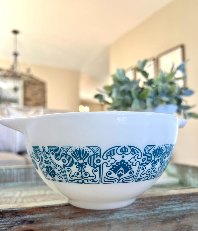 Pyrex Blue Horizon Cinderella Nesting Bowl 1 1/2 PT, Mixing Bowl ...