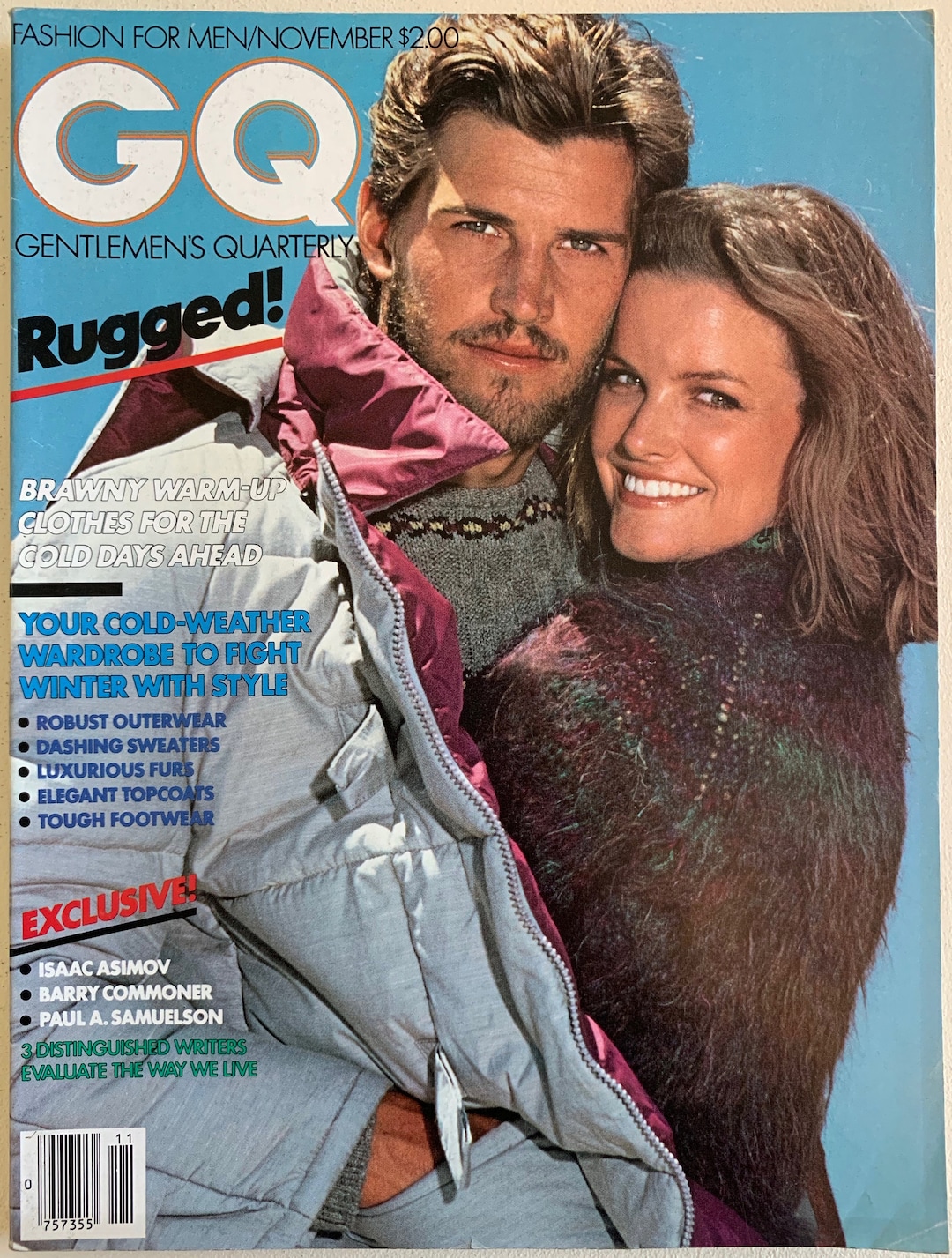 GQ Magazine November 1980 Rugged! Matt Norklun - Phoebe Cates - Jeff ...