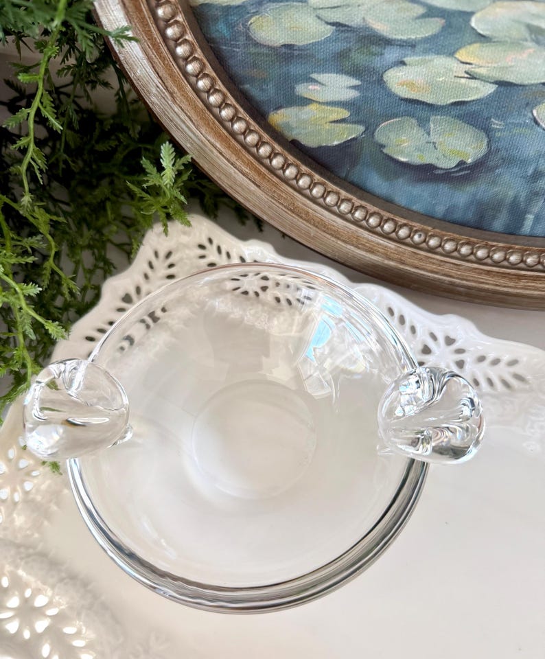 Steuben Crystal Double Crimped Trinket Dish, Ashtray, Candy Dish, Bowl ...