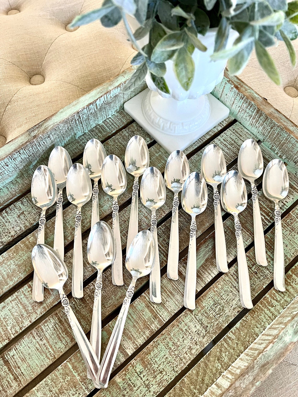 Oneida / Prestige Silver Plate Silverplated 49 Piece Flatware Set GAY ...