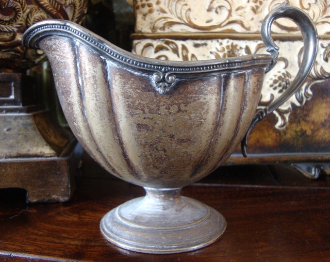 Early 1900's Knickerbocker Silver Co. Silverplate Silver Plate Creamer ...