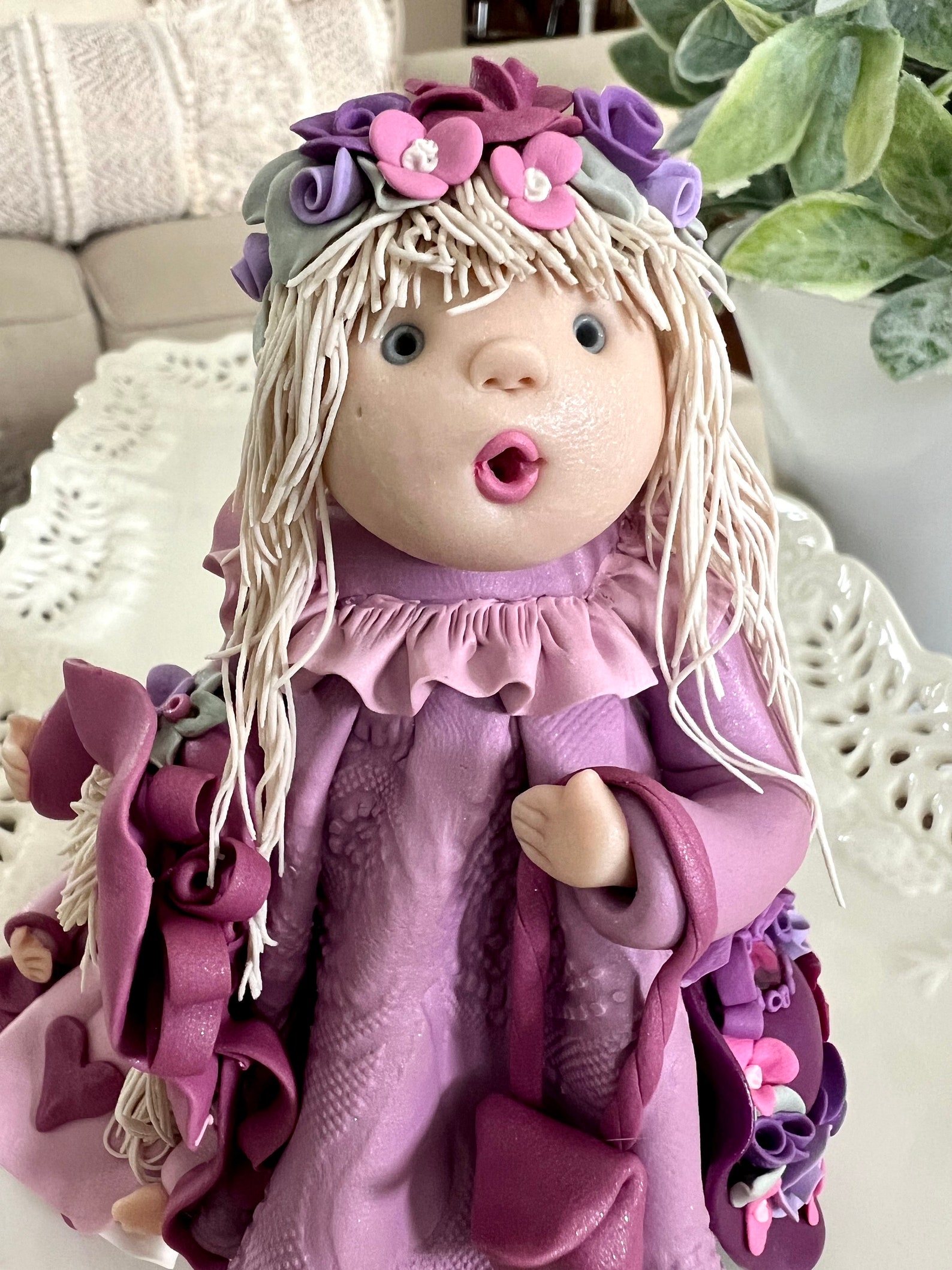 Vintage Artist Signed Tjitske Van Nus Little Darling Dolls - Polymer ...