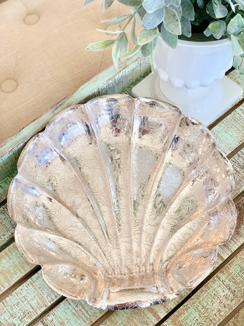 Weidlich Brothers Ltd Tapestry Pattern Shell Tray Ornate | Etsy