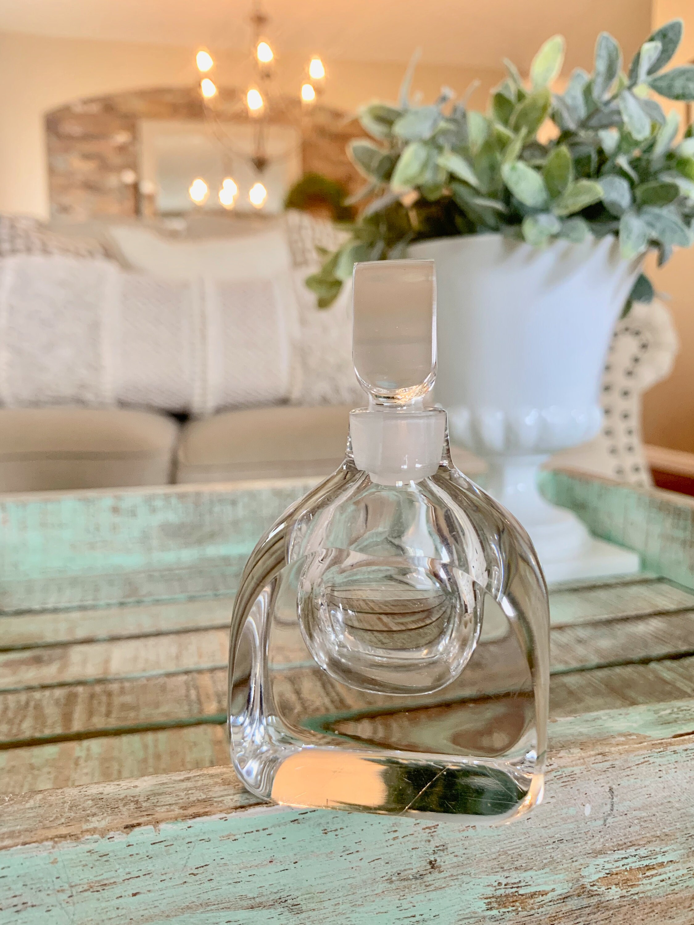 Orrefors Crystal Sweden Perfume Bottle with Stopper Signed | Etsy