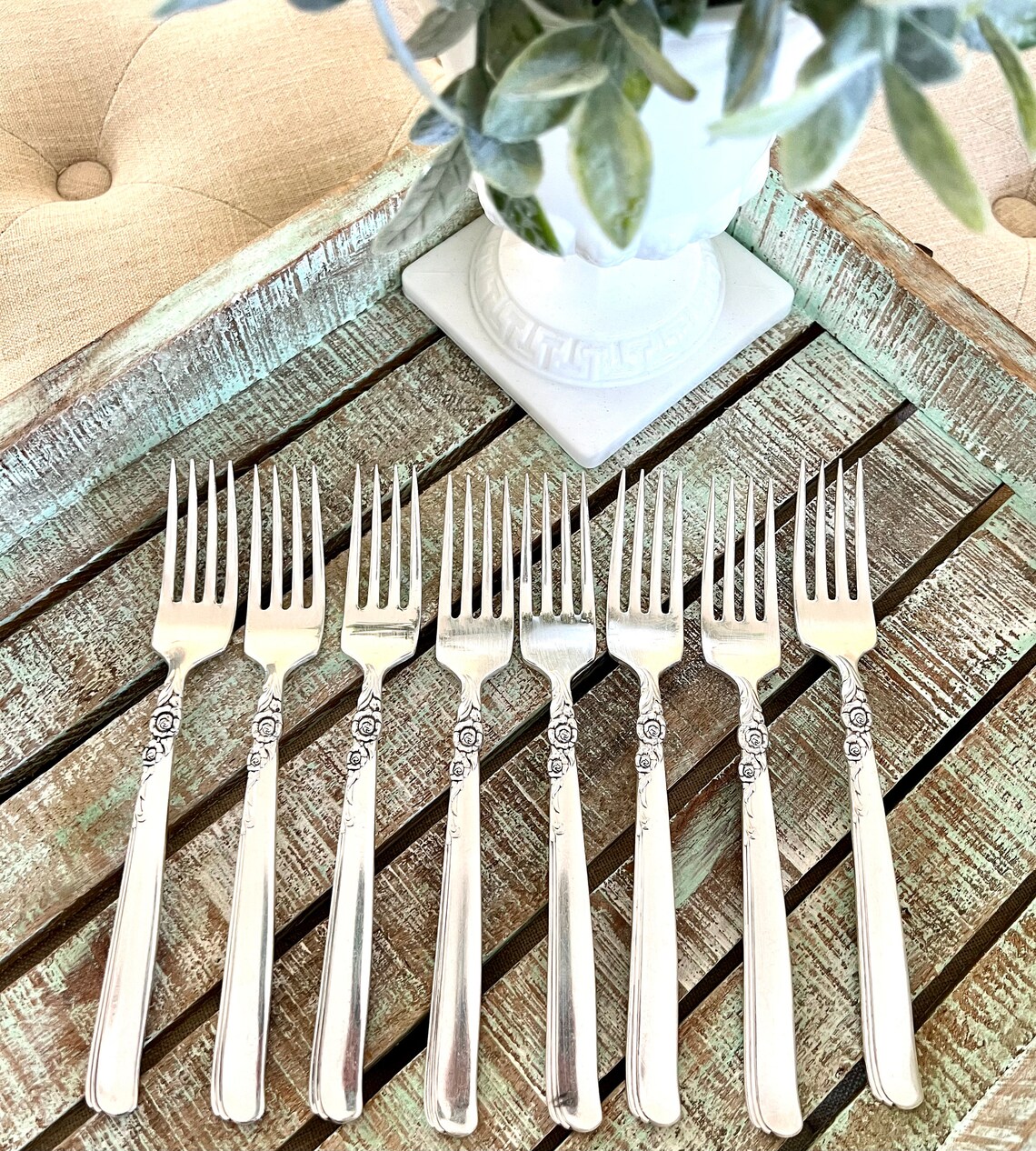 Oneida / Prestige Silver Plate Silverplated 49 Piece Flatware Set GAY ...