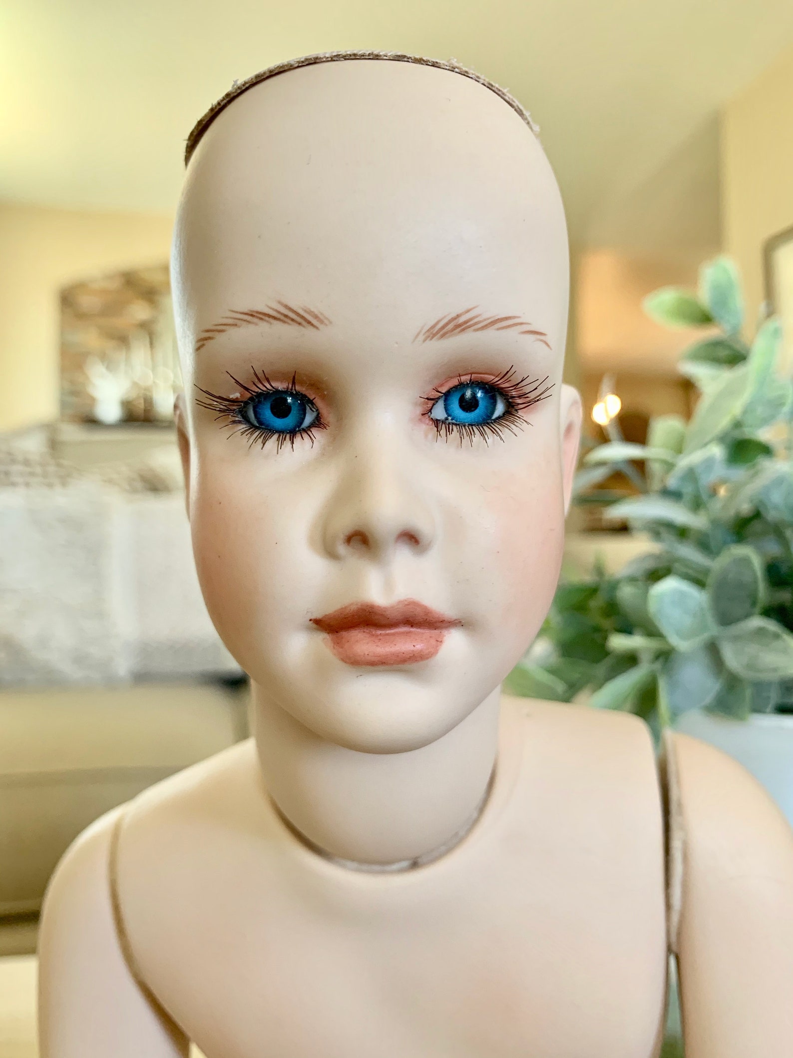 Vintage Catherine Mather - Grace the Doll Artwork Bisque Artist Signed ...