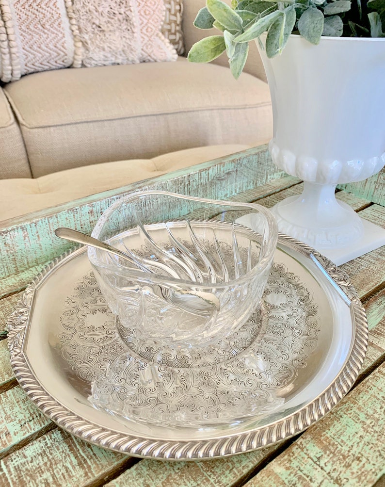 Benedict Proctor Mfg. Co. Canada Silver Plate Tray With - Etsy Canada