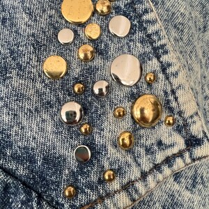 1980's Vintage Acid Washed Jean Trench Coat PG Collections Ginger Bort ...