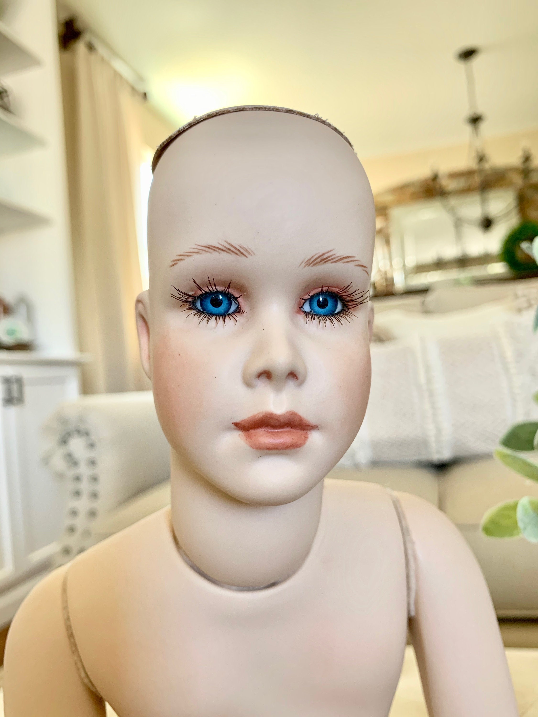 Vintage Catherine Mather - Grace the Doll Artwork Bisque Artist Signed ...