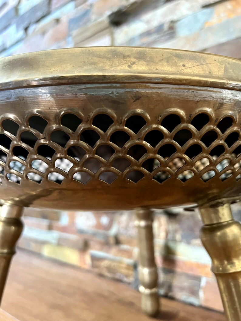 Turkish Moroccan Tri Legged Stool Foot Warmer Bath Stool - Etsy