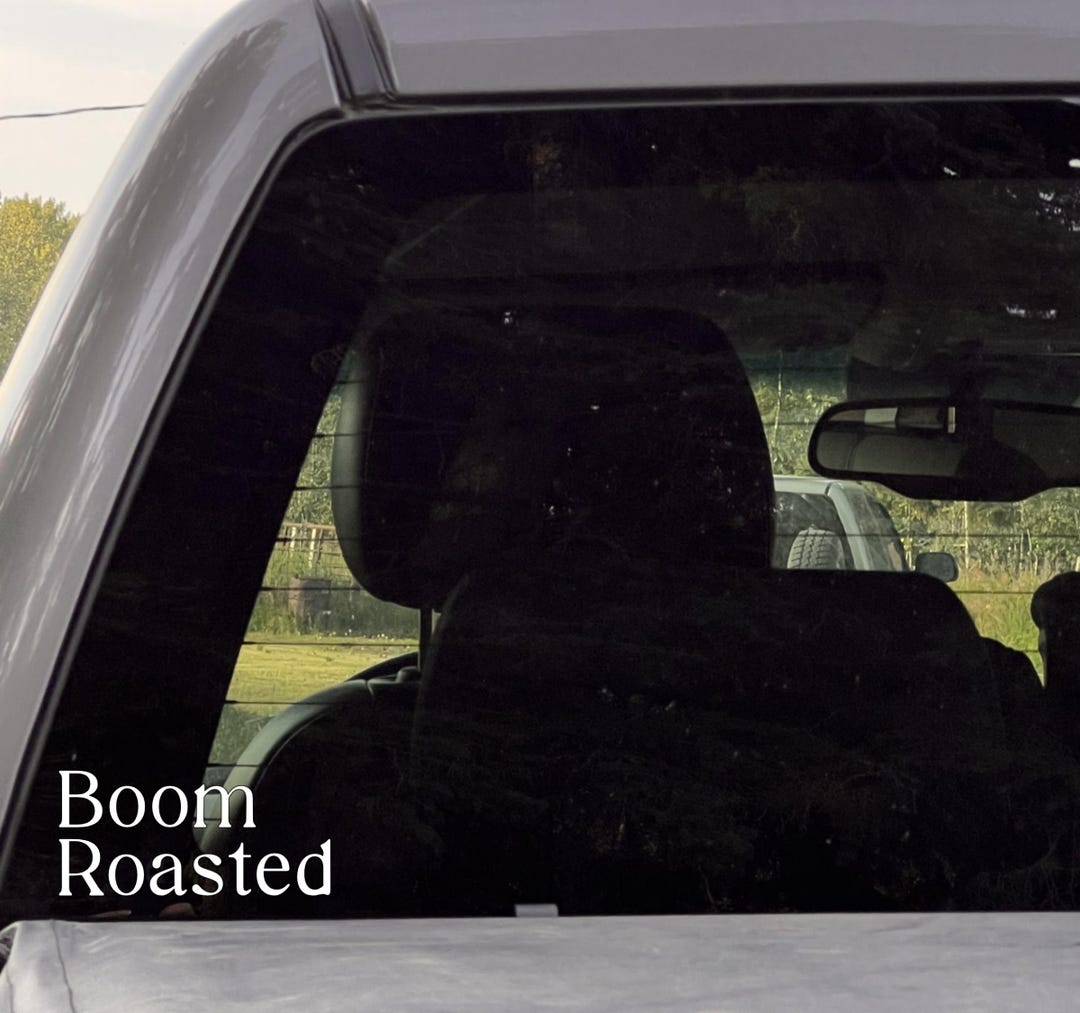 Boom Roasted Vehicle Decal, the Office Bumper Sticker - Etsy