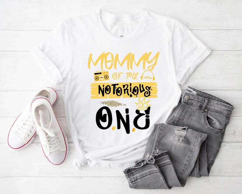 Personalized Notorious One 1st Birthday Shirt: 90s Hip Hop Party Tees ...