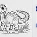 Parasaurolophus Educational Children's Colouring Page - Etsy