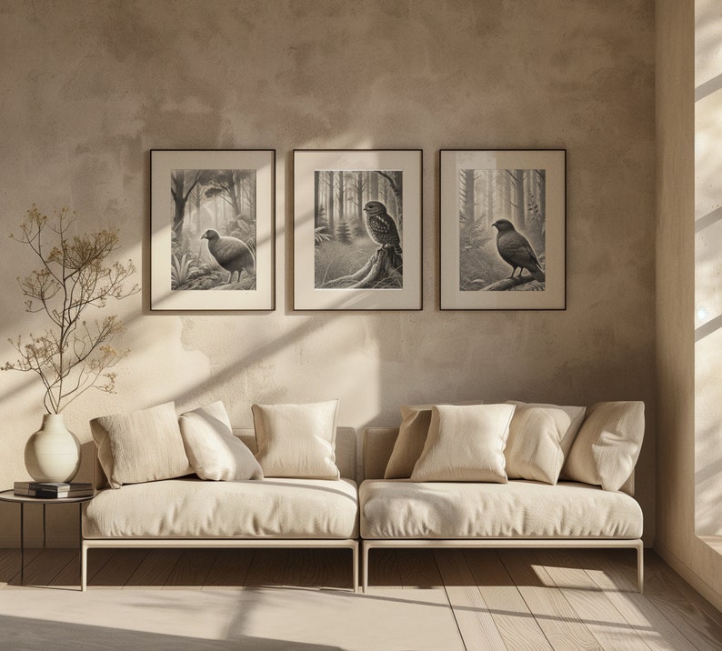 New Zealand Native Birds Digital Download Wall Art | Ruru (new Zealand ...