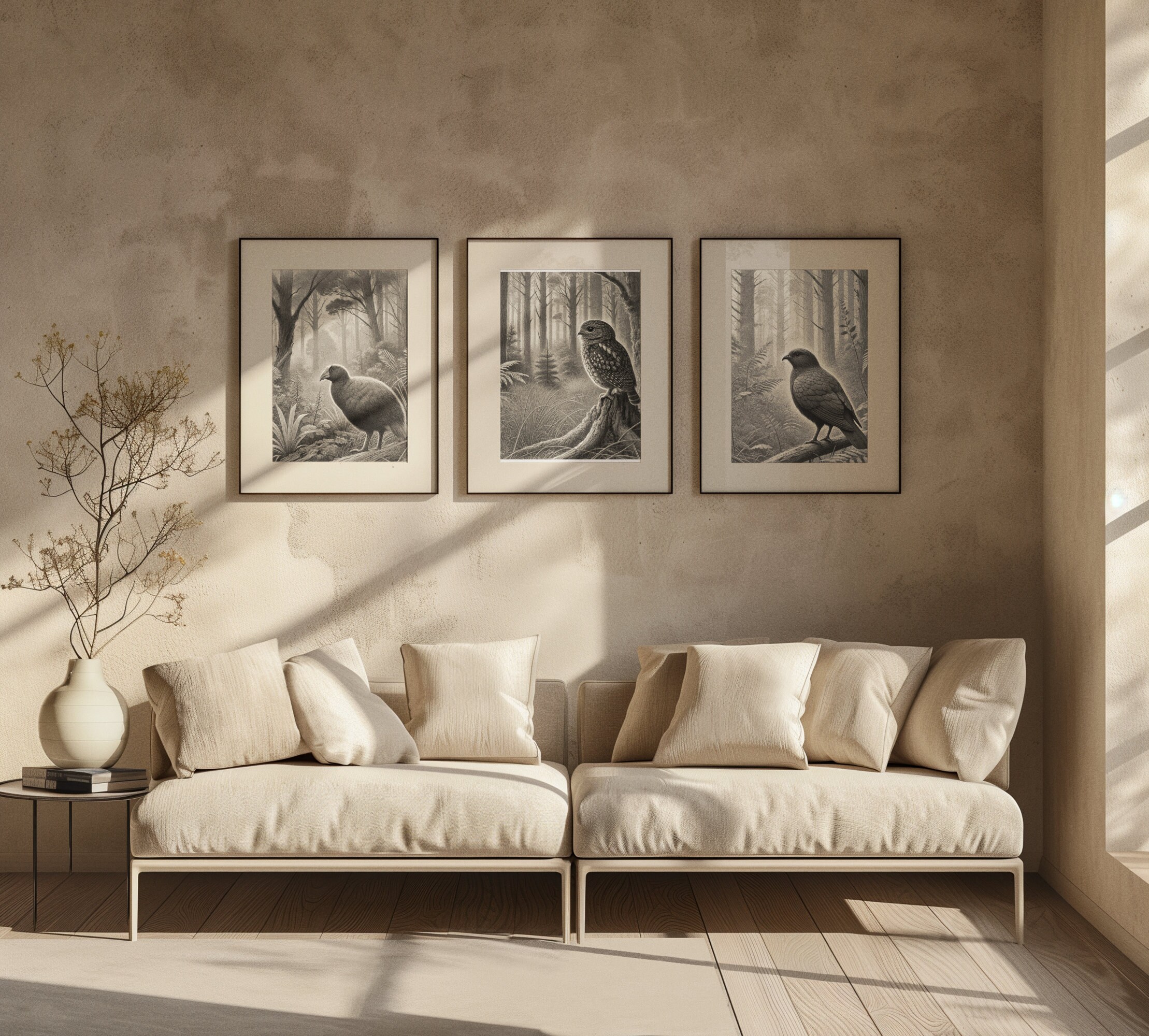 New Zealand Native Birds Digital Download Wall Art | Ruru (new Zealand ...