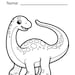 Dinosaur Children's Colouring Page Mega Pack | T-rex, Parasaurolophus ...