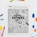 Happy Father's Day Coloring Page Pack | Father's Day Coloring ...