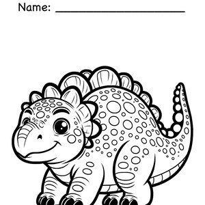 Dinosaur Children's Colouring Page Mega Pack | T-rex, Parasaurolophus ...