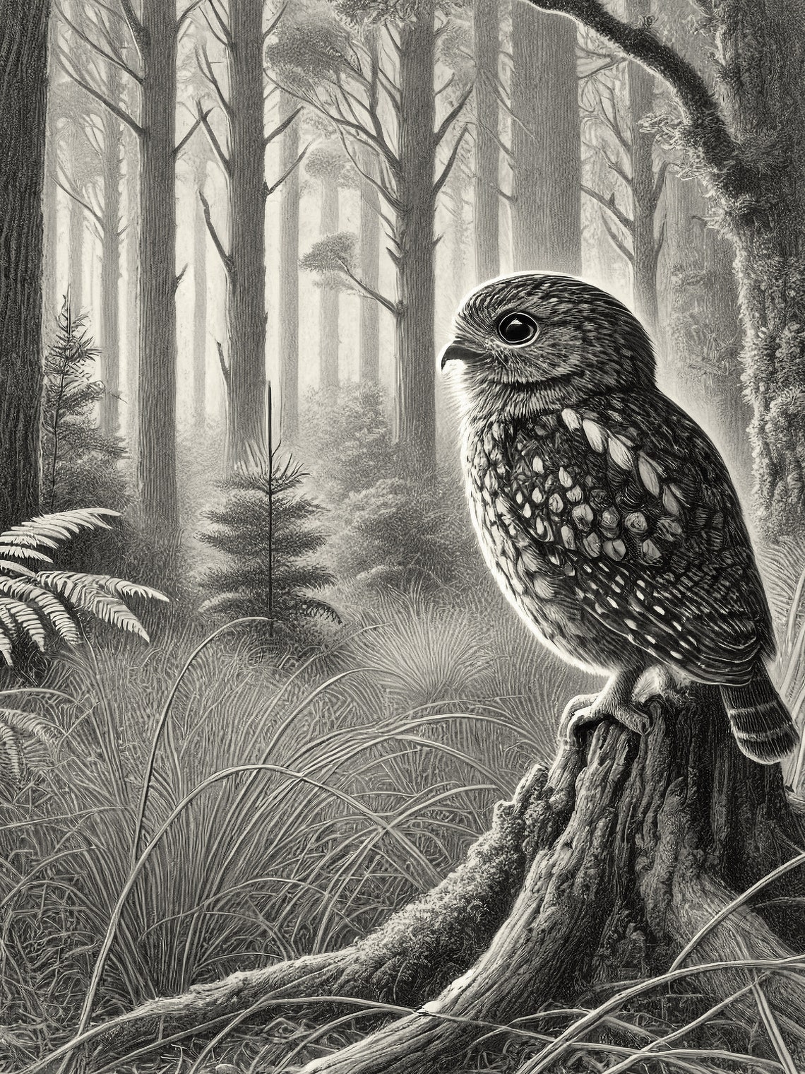 New Zealand Native Birds Digital Download Wall Art | Ruru (new Zealand ...