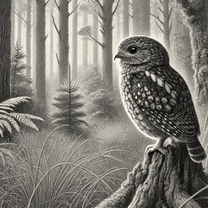 New Zealand Native Birds Digital Download Wall Art | Ruru (new Zealand ...