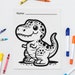 Dinosaur Children's Colouring Page Mega Pack | T-rex, Parasaurolophus ...