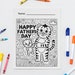 Happy Father's Day Coloring Page Pack | Father's Day Coloring ...