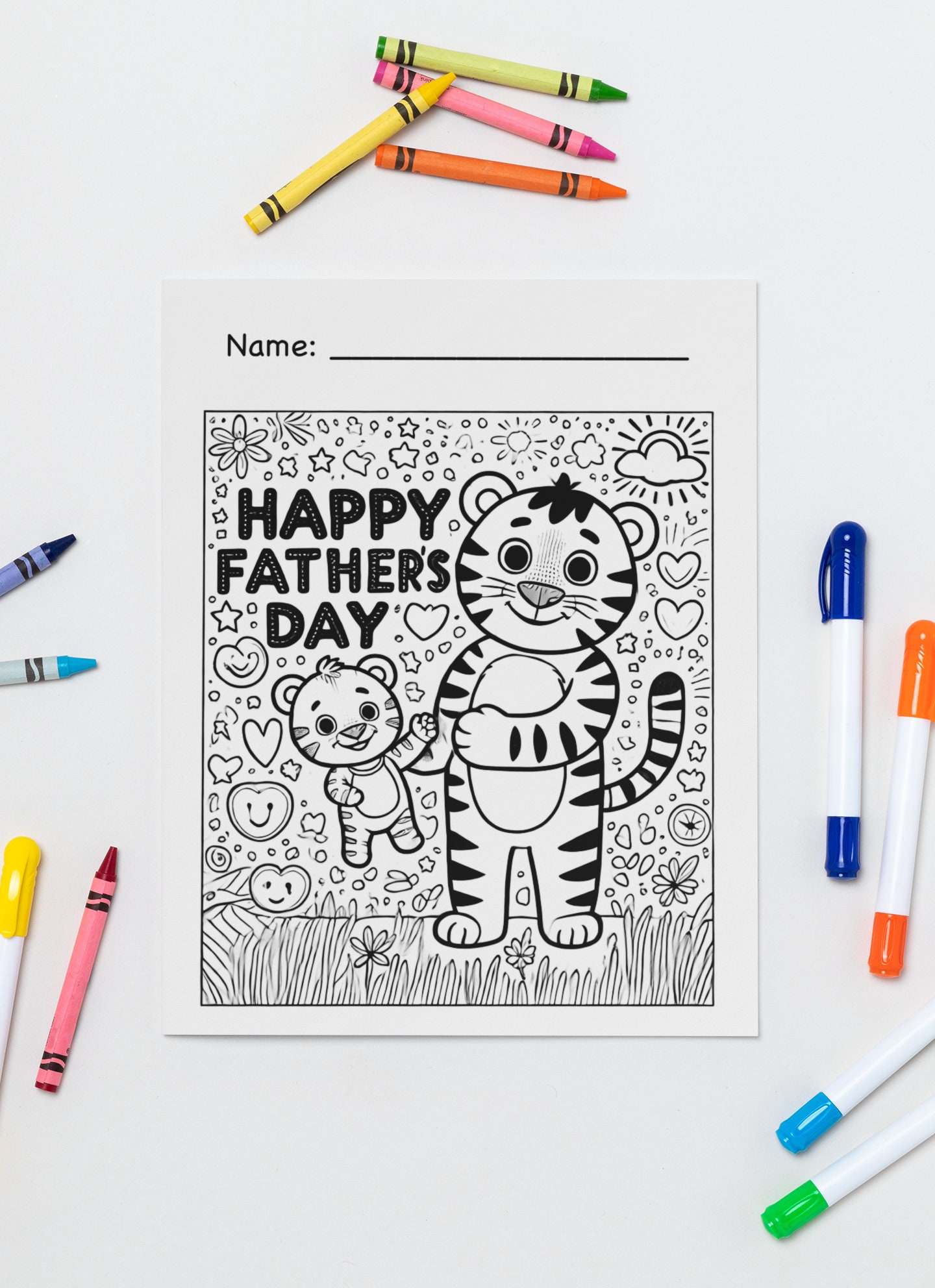 Happy Father's Day Coloring Page Pack | Father's Day Coloring ...