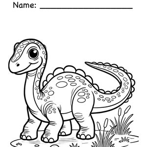 Dinosaur Children's Colouring Page Mega Pack | T-rex, Parasaurolophus ...