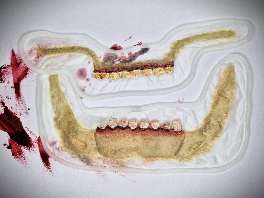 Zombie Teeth Top and Bottom Prosthetic - Etsy