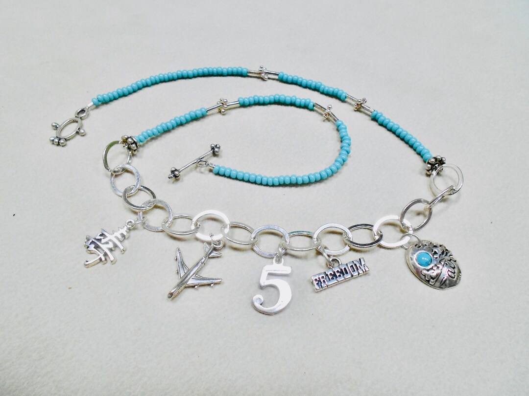 Numerology Life Path Number 5 Charm Necklace - Etsy