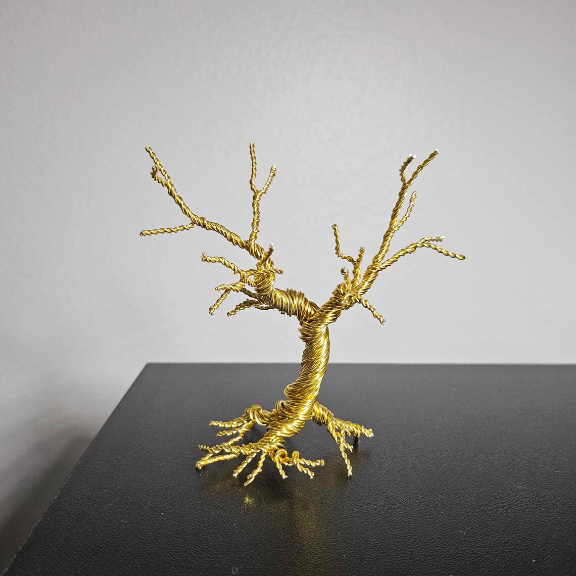 Miniature Wire Trees Gold Collection of 3 Pieces - Etsy