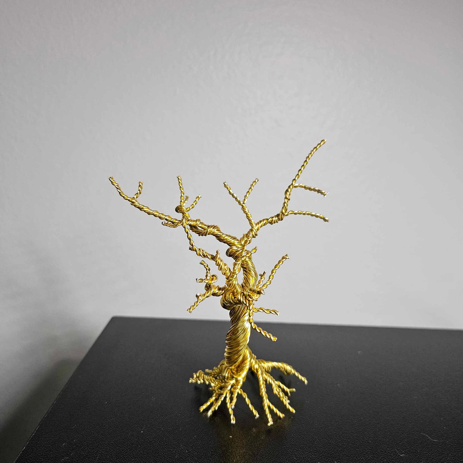 Miniature Wire Trees Gold Collection of 3 Pieces - Etsy