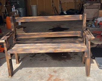 Rustic Bench - Etsy UK