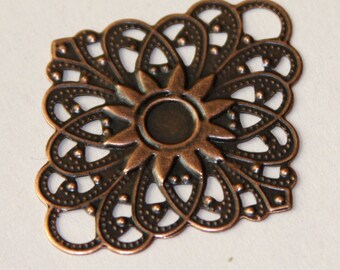 Copper filigree | Etsy