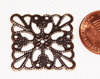 Copper filigree | Etsy