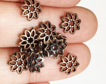 Copper flowers | Etsy