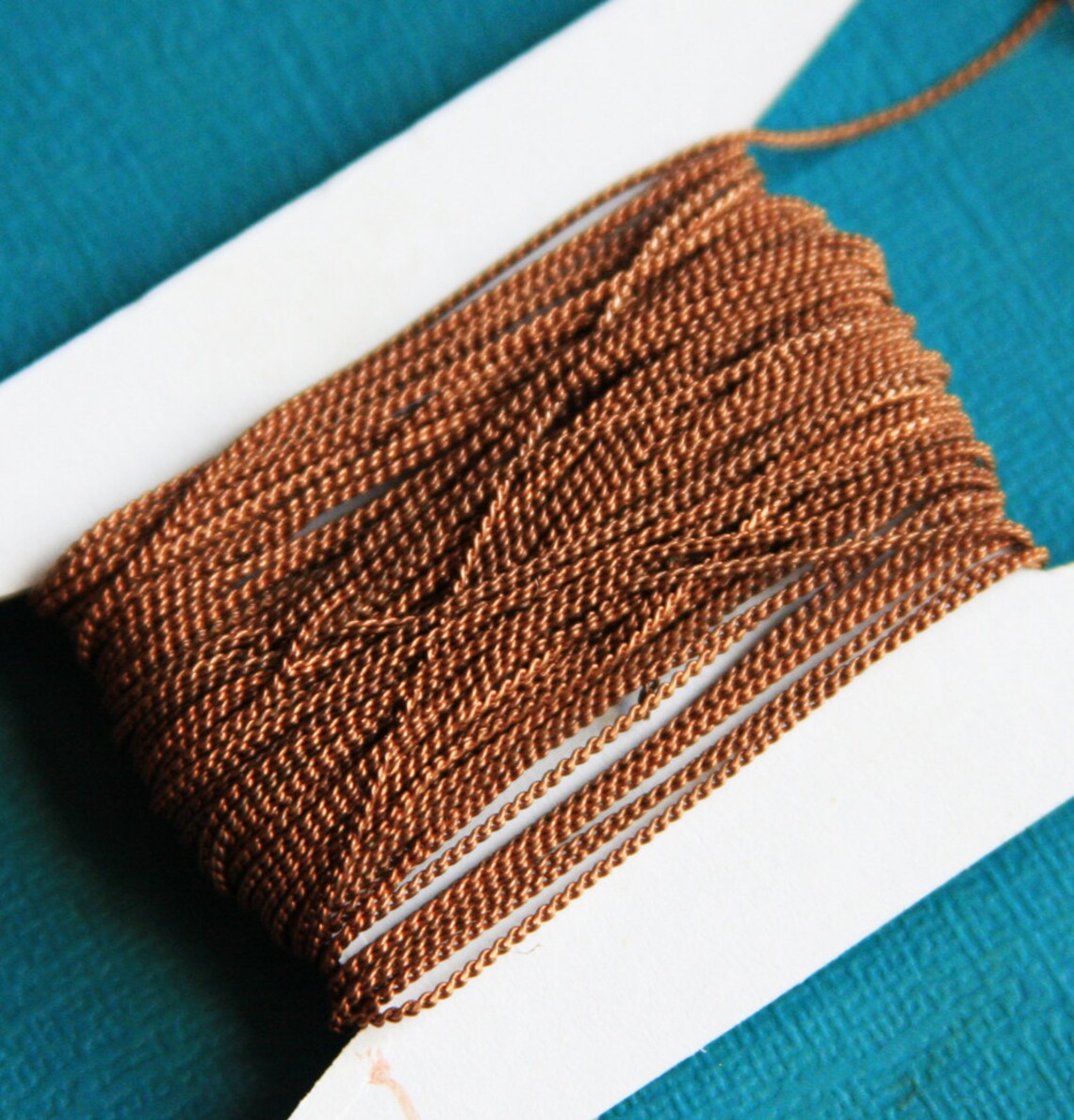 Antique Copper Beading Chain 1mm 32ft Spool - Etsy