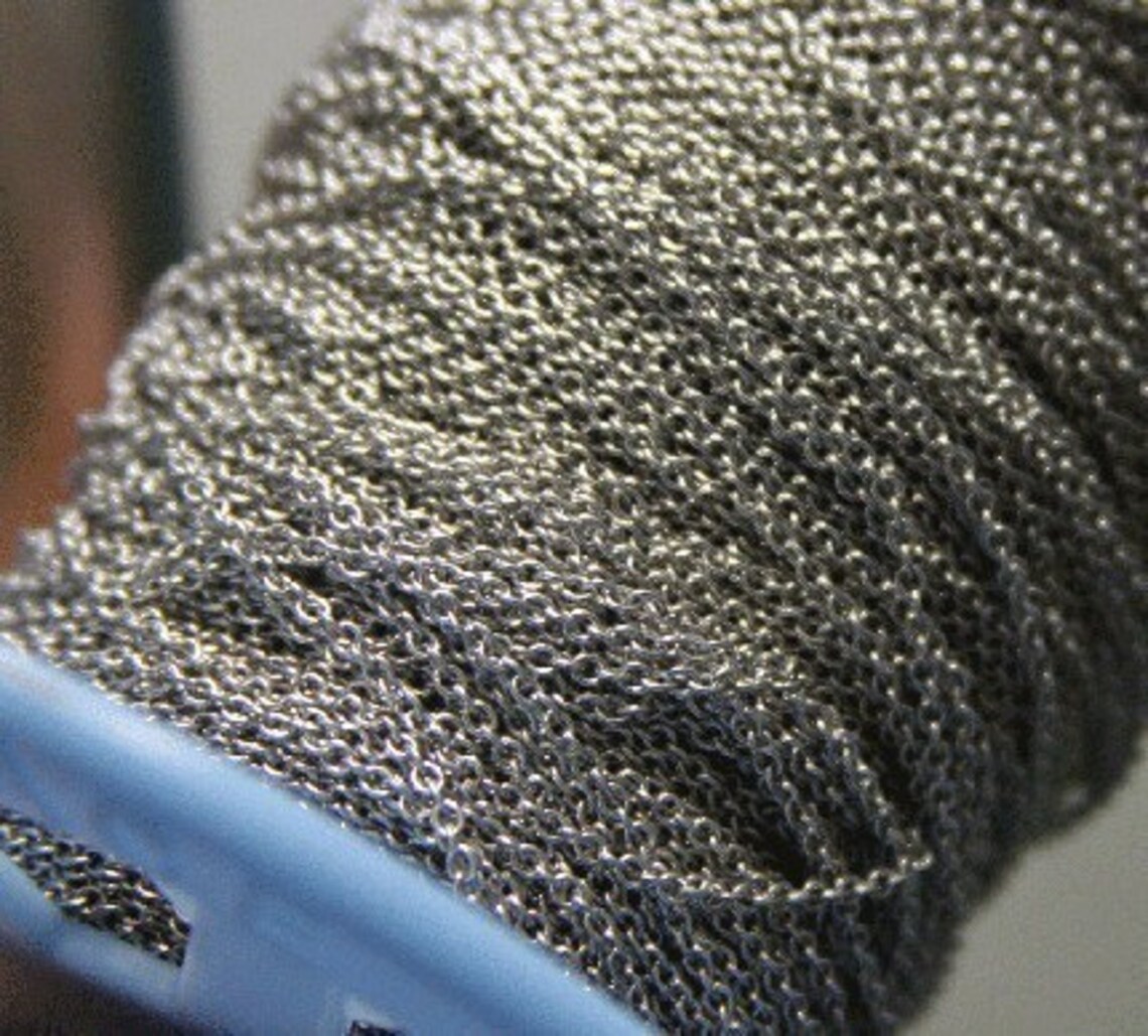 100 Ft Stainless Steel Small Cable Chain 2X 2.5mm | Etsy
