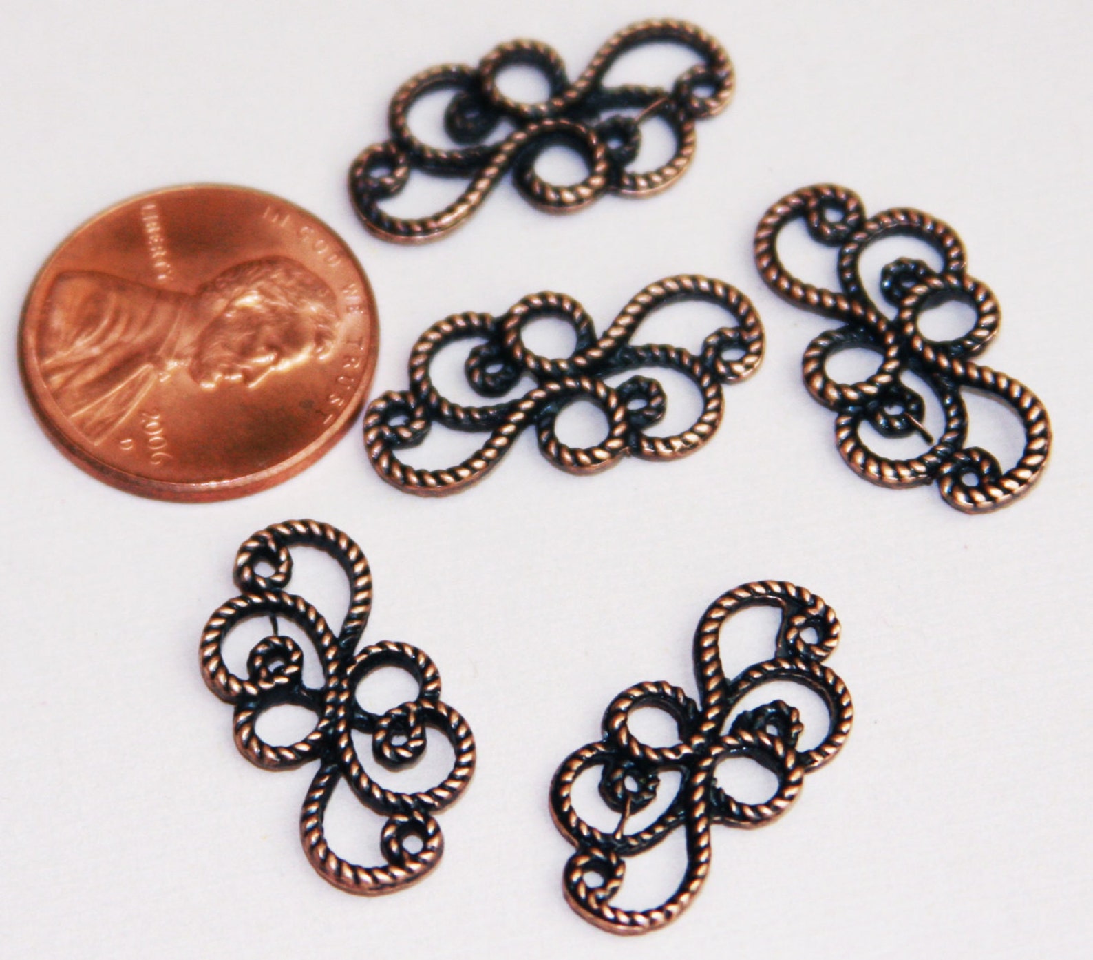 12 Pcs Antiqued Copper Finished Connector Links 21x10mm - Etsy