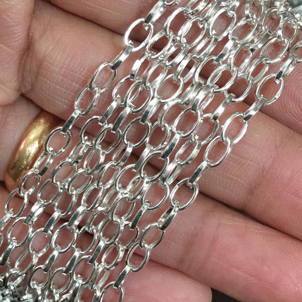 Sterling Silver Chain Bulk - Etsy
