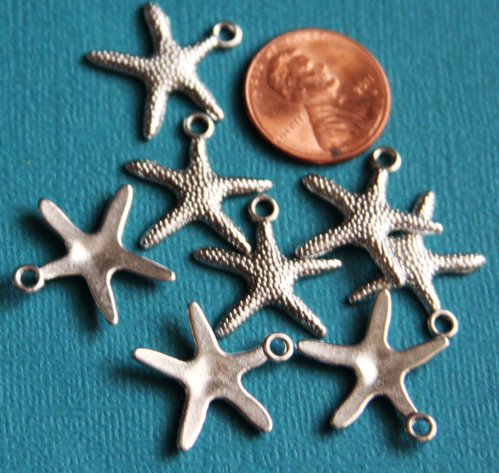 Bulk 100 Pcs Antiqued Silver Star Fish Charm 19mm - Etsy