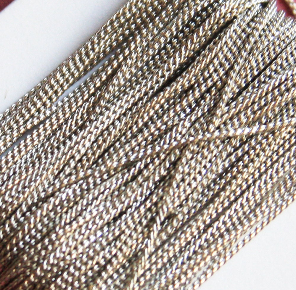 Antique Silver Color Beading Chain 1mm 32ft Spool - Etsy