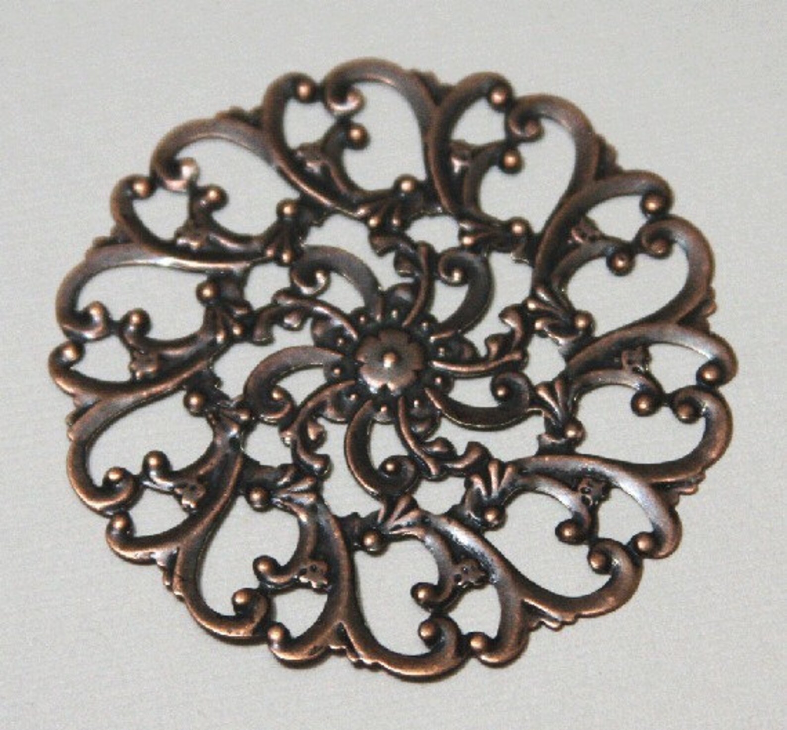 10 Pcs High Quality Antiqued Copper Filigree Focal 58mm - Etsy