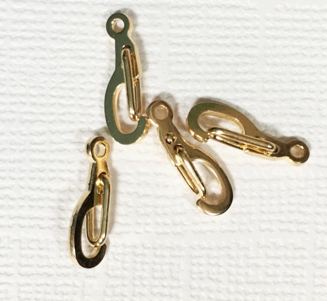 100 Pcs of Gold Color Self Closing Lobster Claw Clasp 14x5mm - Etsy