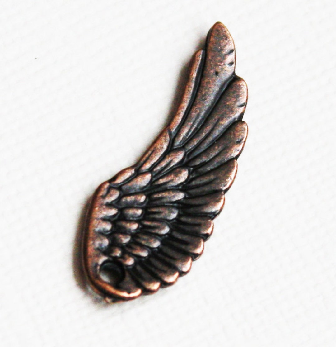 10 Pcs Antique Copper Angel Wing 22x10mm - Etsy