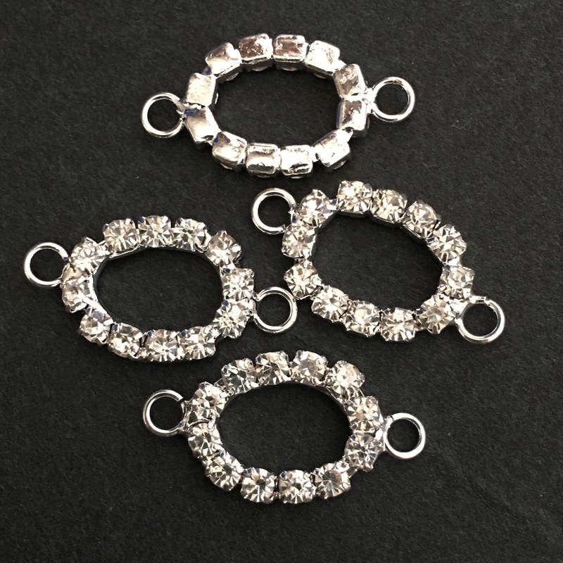 Rhinestone Connector - Etsy