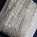 32 Ft Spool Silver Plated Chain Flat Cable Chain 3x3mm - Etsy